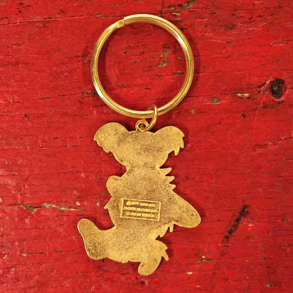 Grateful Dead Orange Dancing Bear Vintage Key Ring … Gem