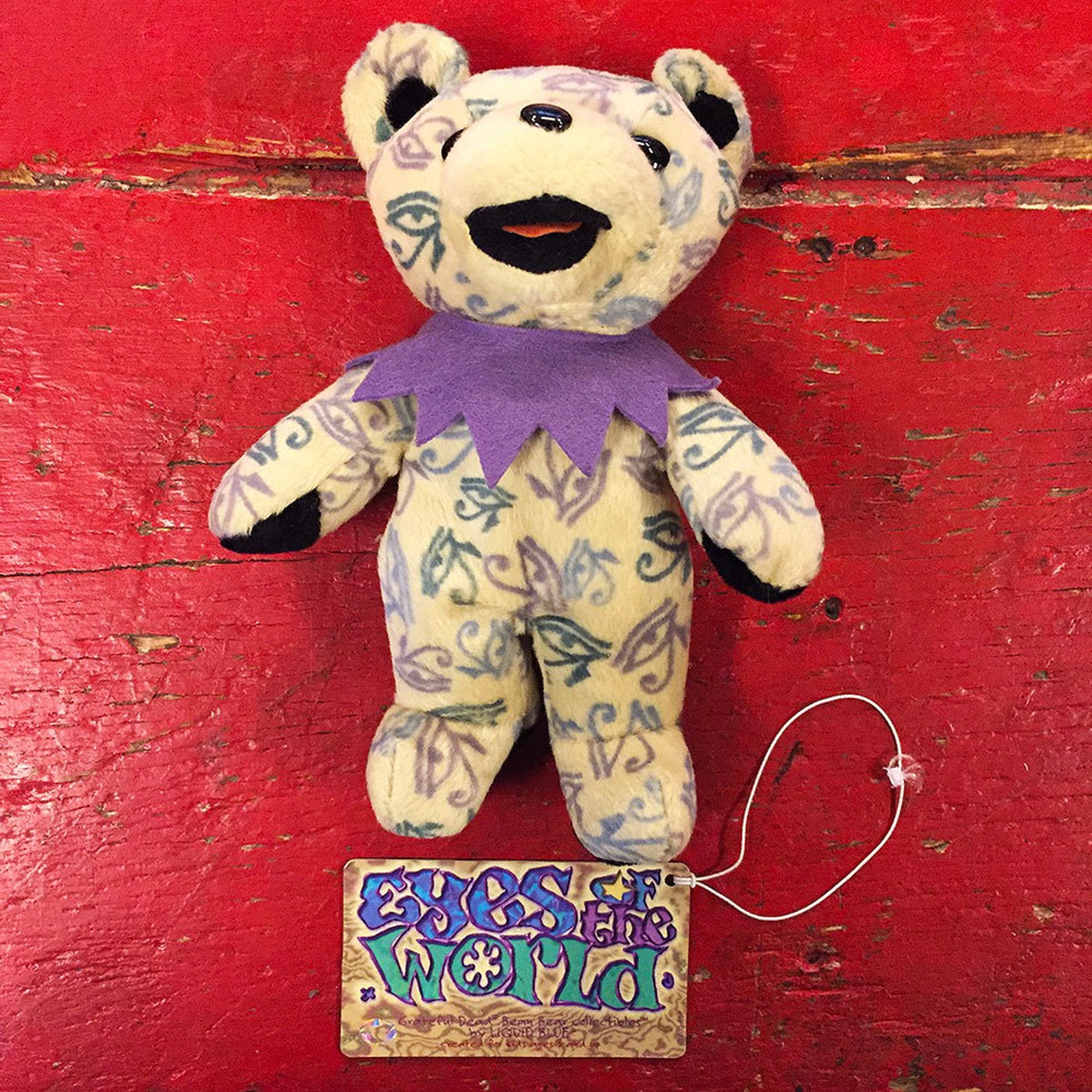 Grateful Dead Bean Bear Collectables Eyes of the World new - Etsy