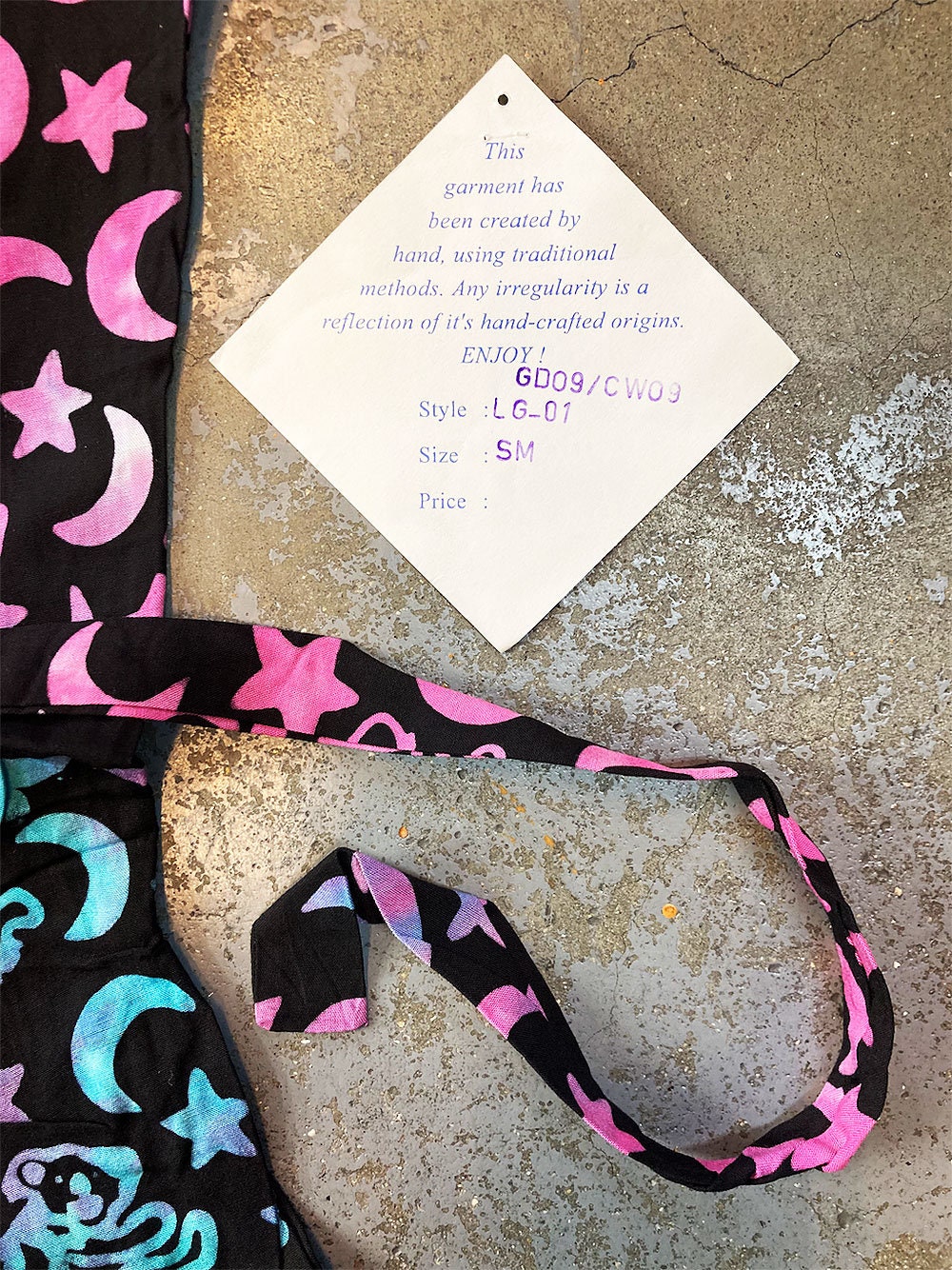 Grateful Dead 'moon Star Bears' Vintage Batik Rayon Dress hand Batik ...