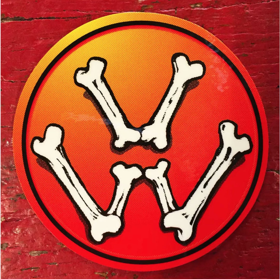 Grateful Dead - Volkswagen Bones Logo Vintage Sticker (new Old Stock ... Grateful Dead - Volkswagen Bones Logo Vintage Sticker (new Old Stock ...