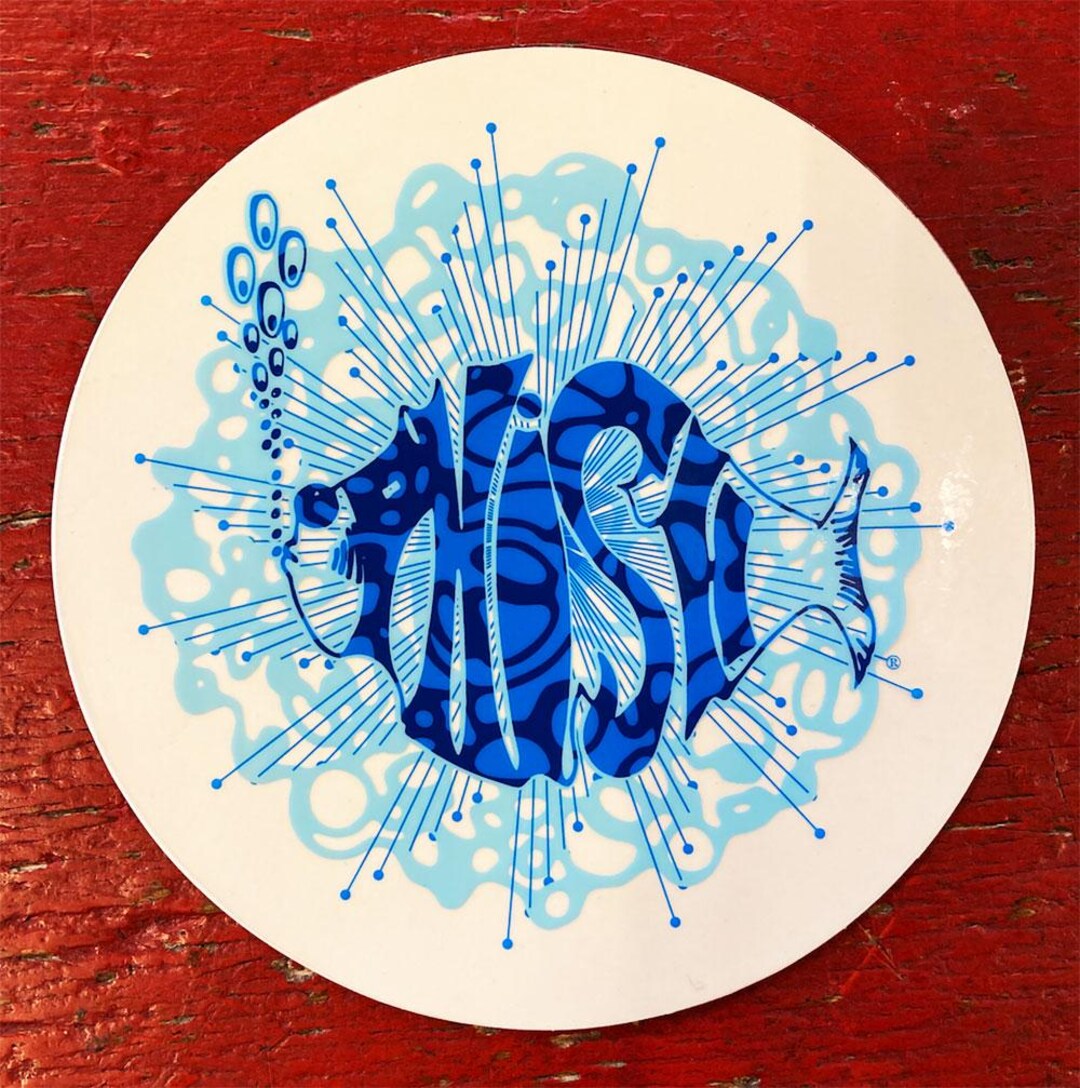 PHISH - 'classic Logo' Static Cling Vintage Stickers (new Old Stock) - Etsy