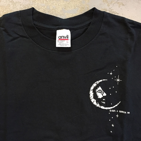 Jerry Garcia - Embroidered 'Jerry Moon' Vintage 1998 … - Gem