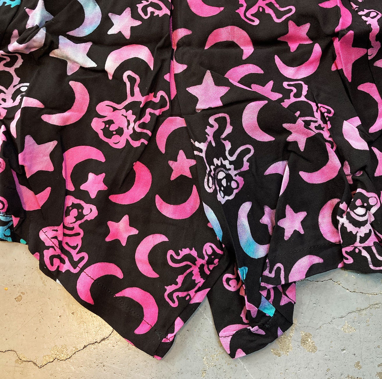 Grateful Dead 'moon Star Bears' Vintage Batik Rayon Dress hand Batik ...