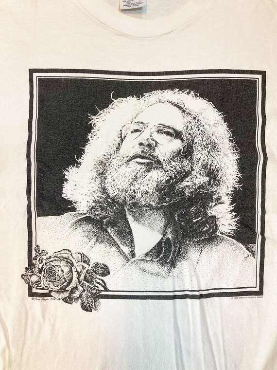 Grateful Dead - Farewell "Jerry" by Jerry Jasper T-sh… - Gem