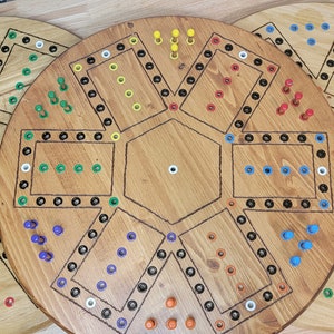 Fast Track Game Board W/ Pegs and Cards - Etsy