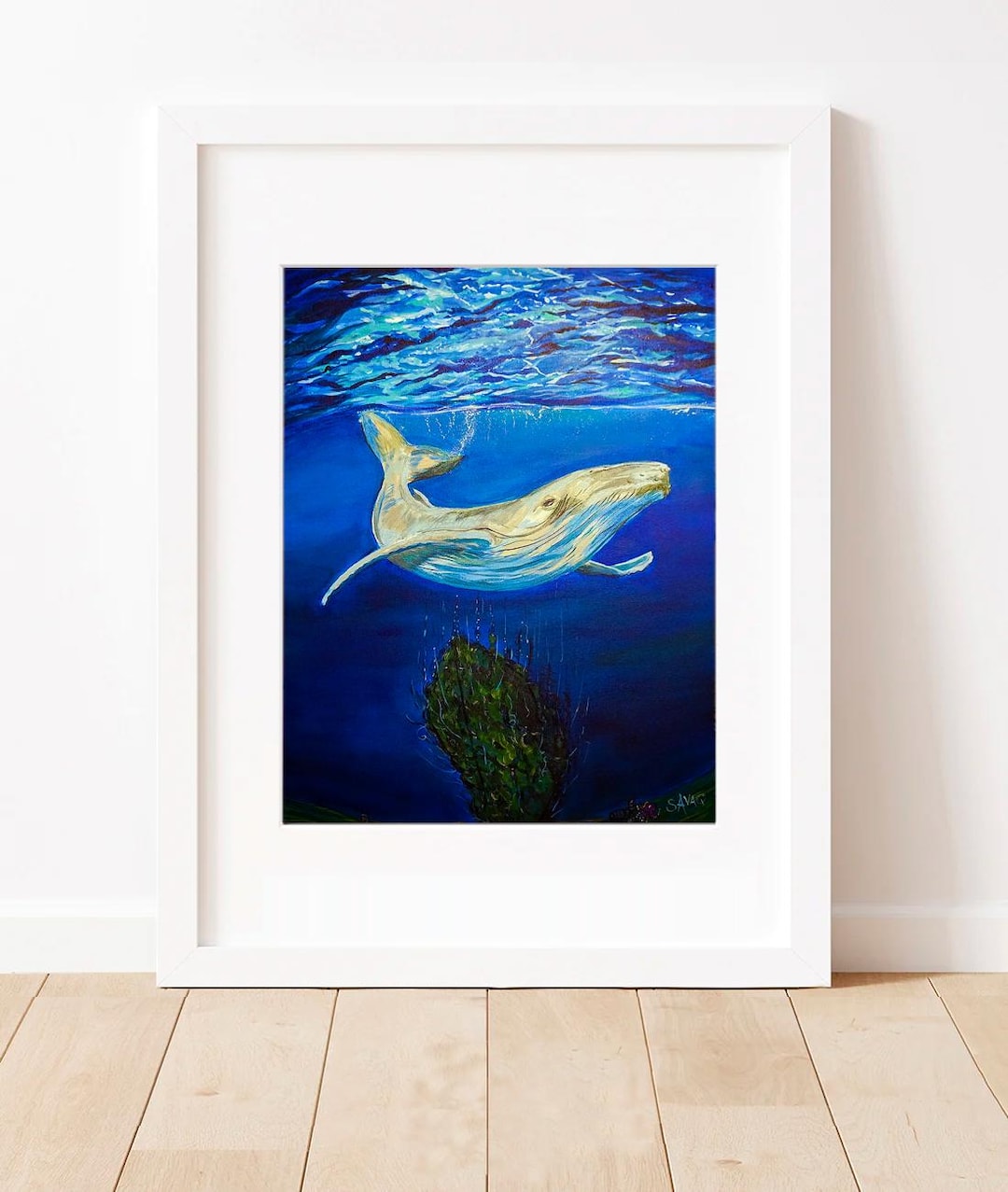 Humpback Whale. Fine Art Paper Print. Best Birthday Gift - Etsy