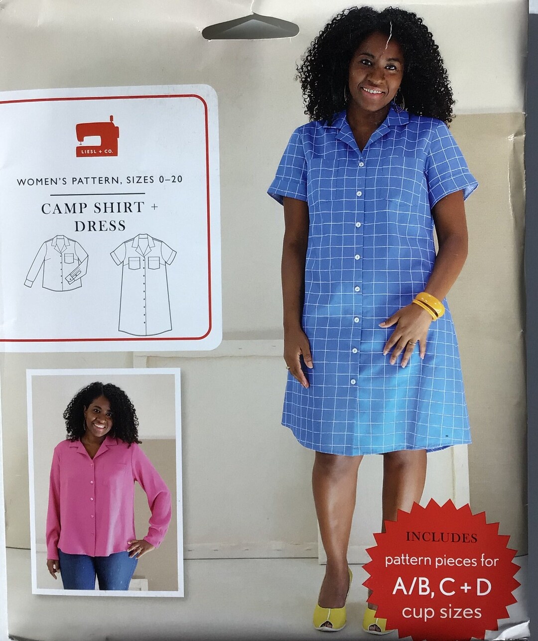 Liesl and Co Camp Shirt and Dress Sewing Pattern Sizes 0-20 - Etsy