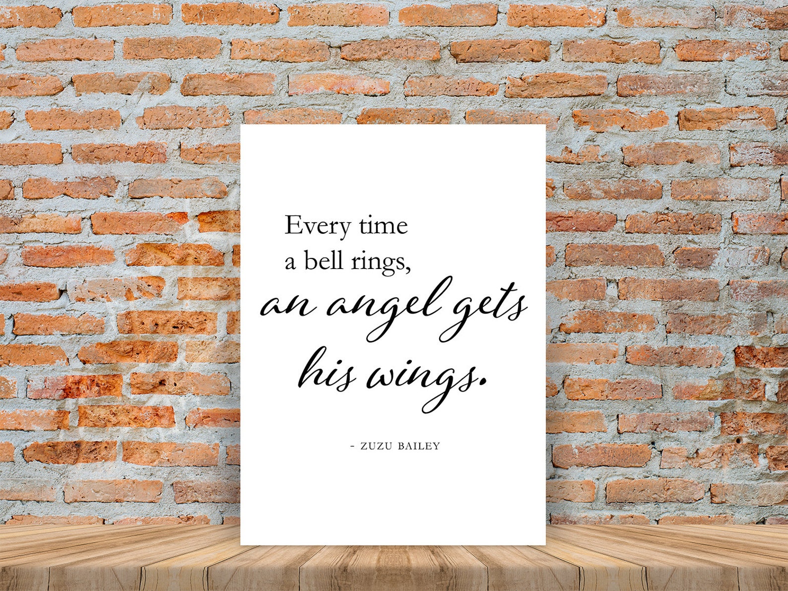 Every Time a Bell Rings, an Angel Gets His Wings. It's a Wonderful Life ...