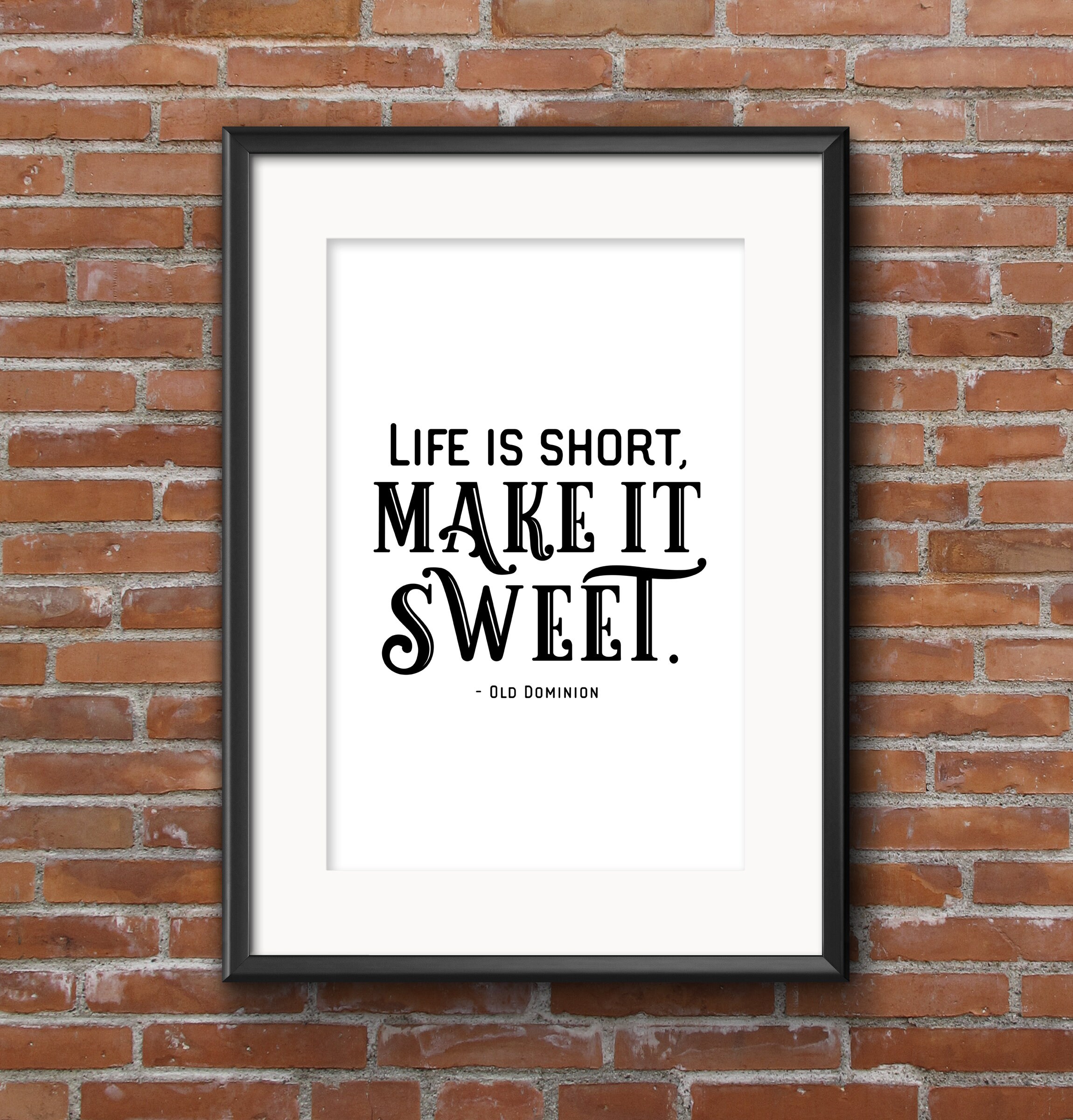 Life is Short Make It Sweet Digital Download - Etsy
