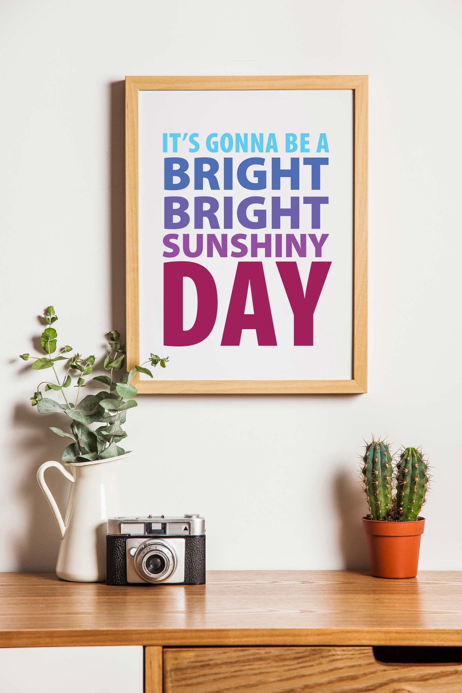 It's Gonna Be a Bright Bright Sunshiny Day PINK - Etsy