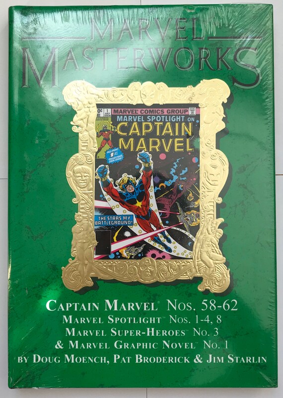 Marvel Masterworks 232 Captain Marvel Volume 6 Direct Market | Etsy