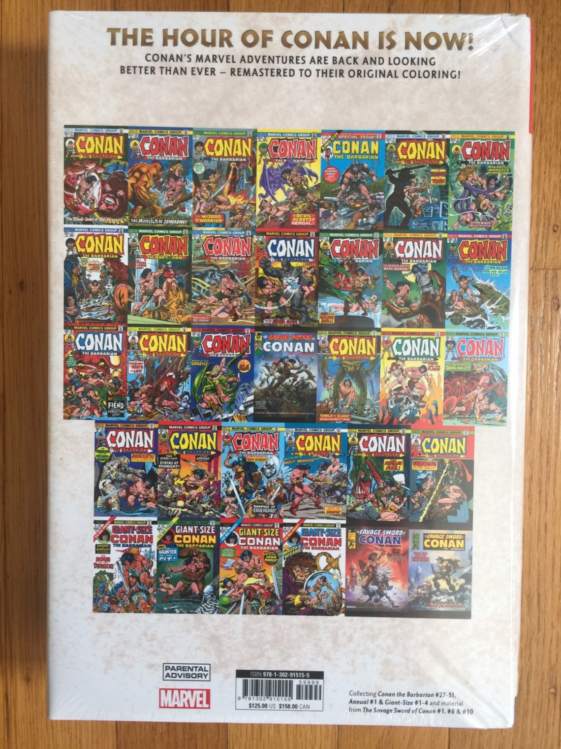 Marvel Comics CONAN Original Marvel Years Omnibus Volume #2 Hard Cover ...