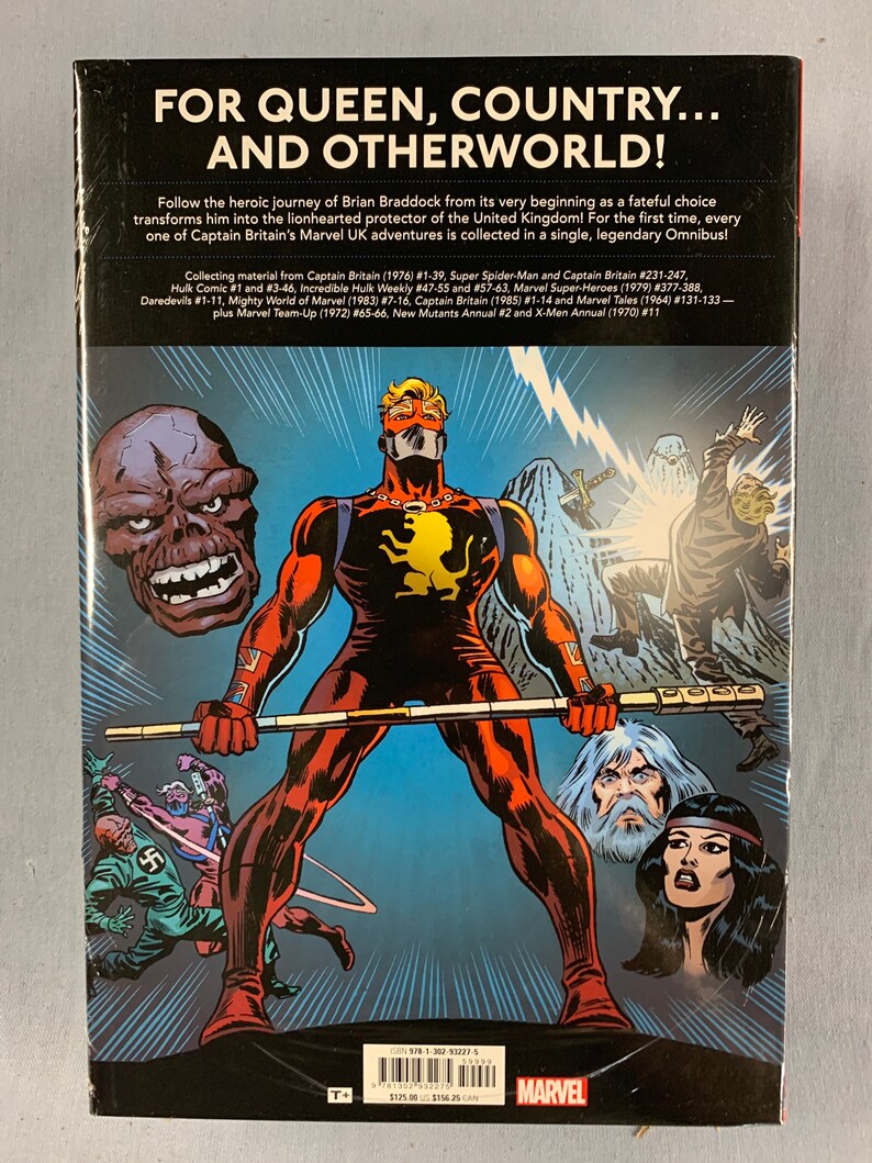 Marvel Comics CAPTAIN BRITAIN OMNIBUS Direct Market Edition Hard Cover ...