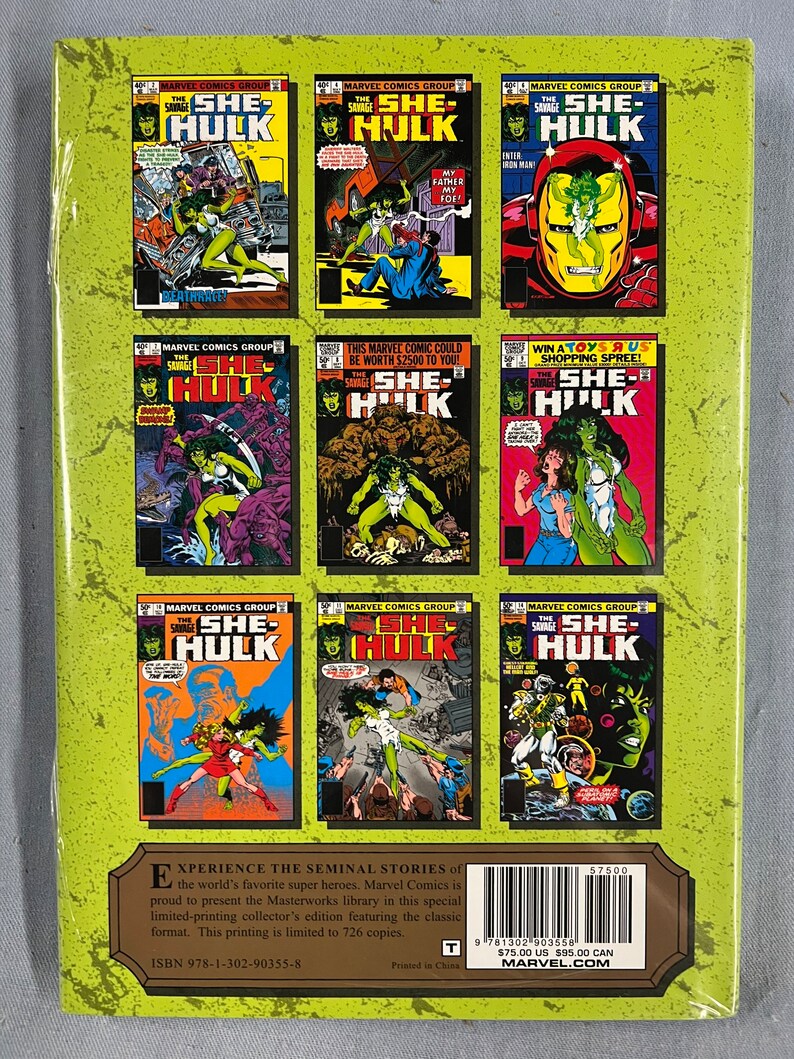 Marvel Masterworks 246 Savage She-hulk Volume 1 Direct Market Hard ...