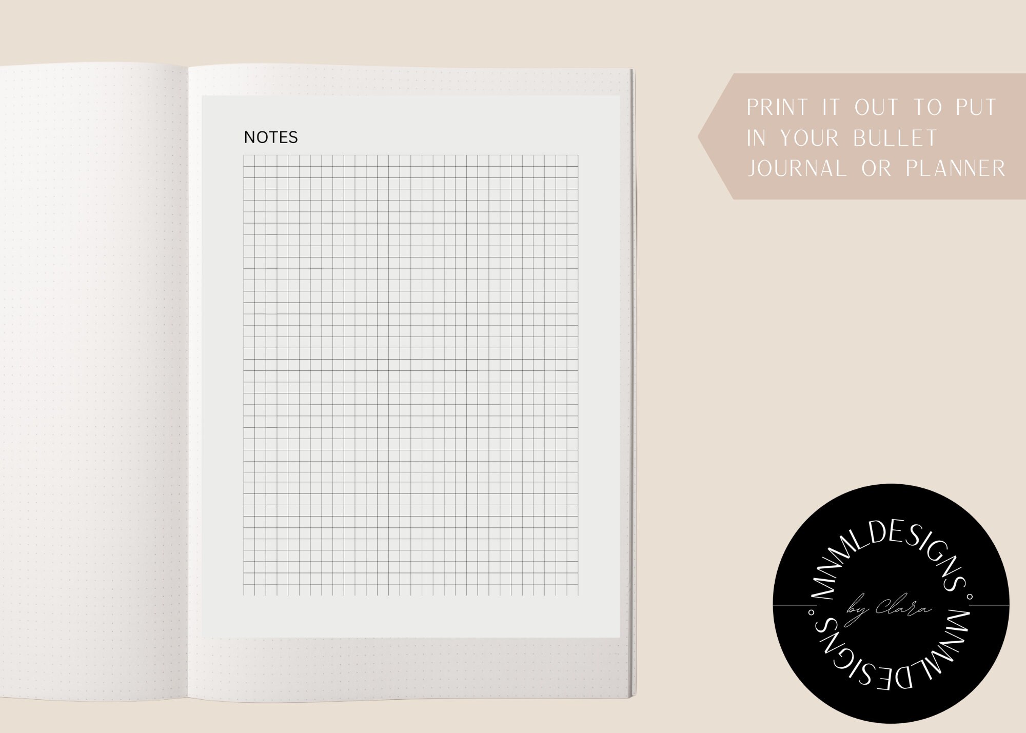 Grid Paper Printable 7 Styles Instant Download PDF - Etsy