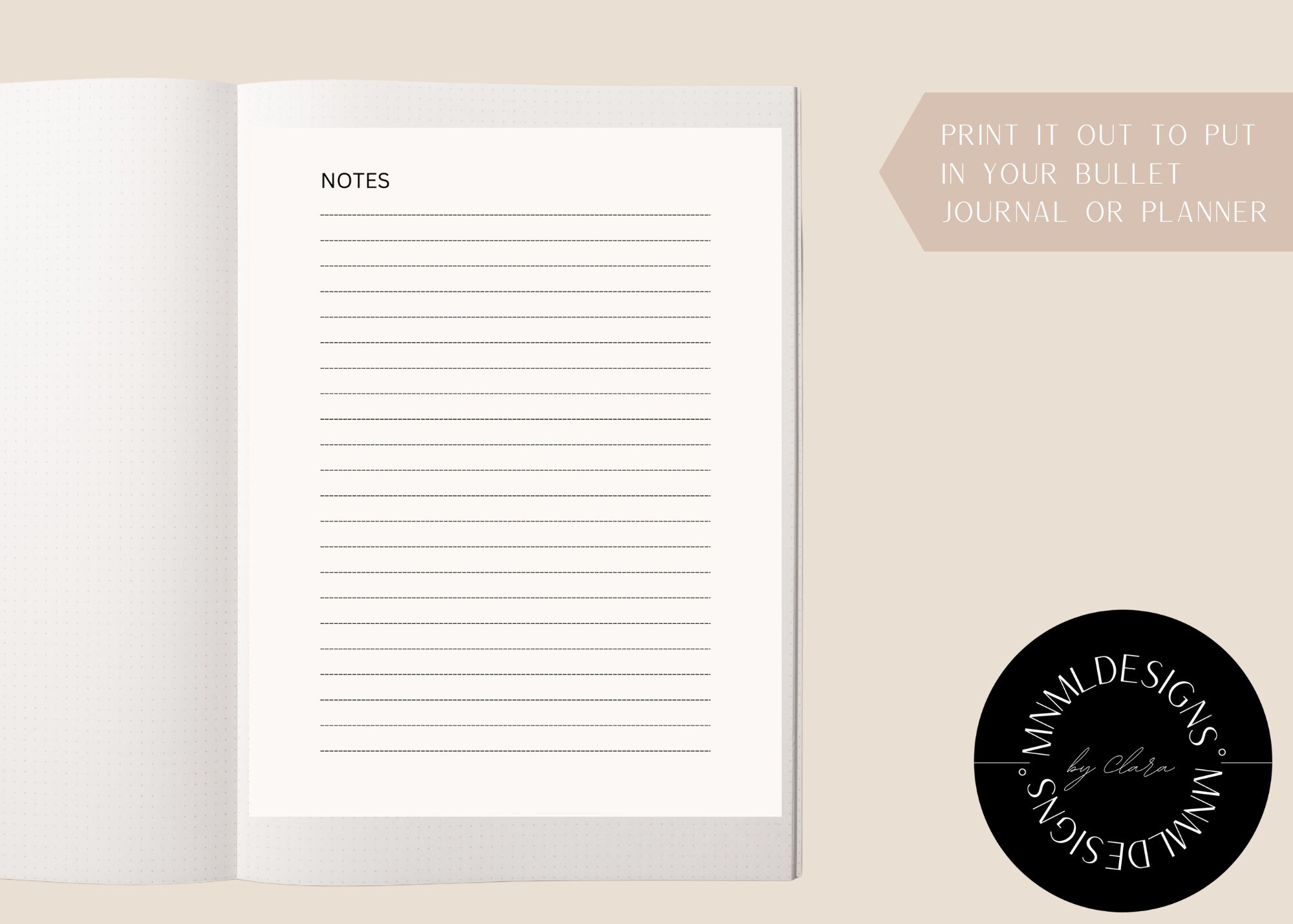 Lined Paper Printable 12 Styles Instant Download PDF - Etsy