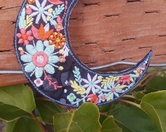 Iron on embroidery | Etsy