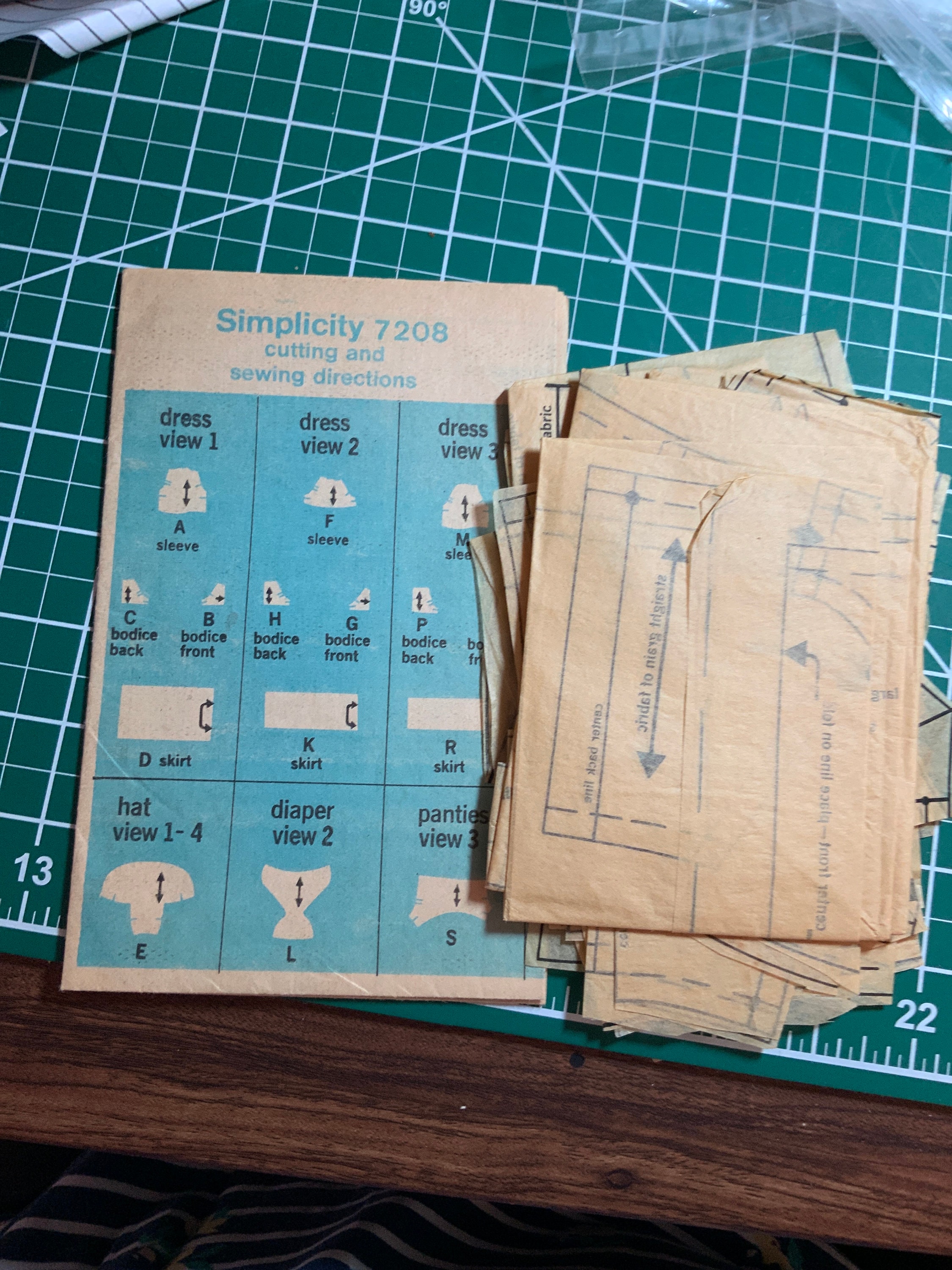 1970’s Simplicity 7208 for Medium and Large Baby Dolls - Etsy