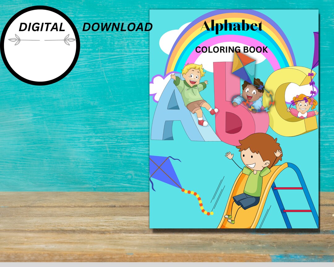 26 Alphabet Coloring Pages, Fun Activities, Instant Download ...