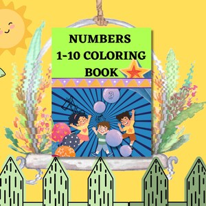 Numbers Coloring Pages|kids Coloring Printable Pages 1-10|number ...