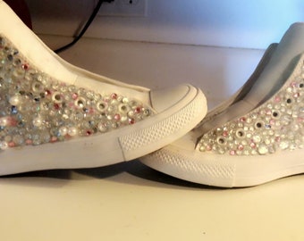Pearl converse | Etsy
