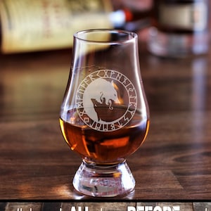 Geri and Freki Glencairn Glass / Viking Nordic Symbols / Elder Futhark ...