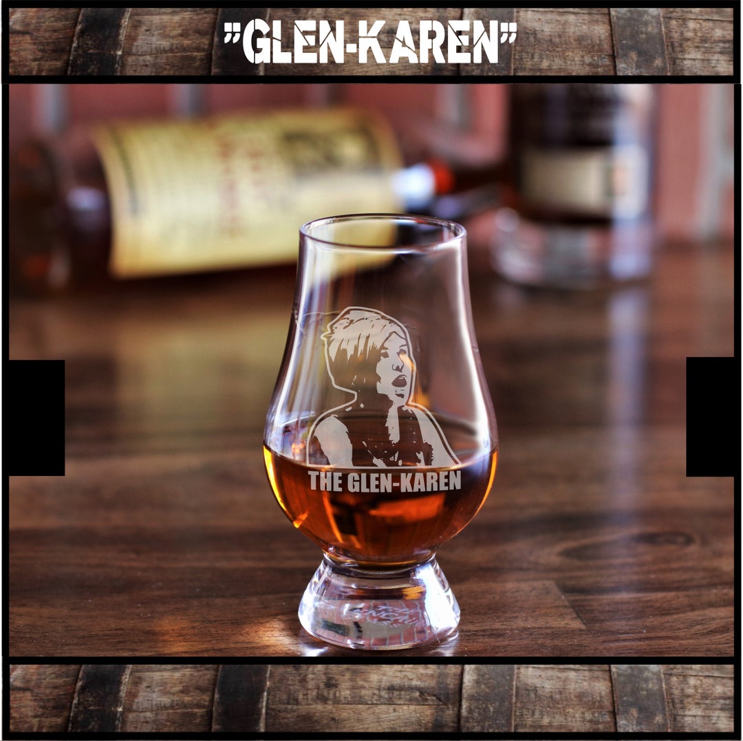 The Glen-karen Whiskey Glass / Engraved Glen-karen Glencairn Glasses ...