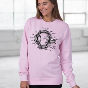 Anatomical Eye Unisex Cosy Jumper Ophthalmology Gift Human Anatomy ...