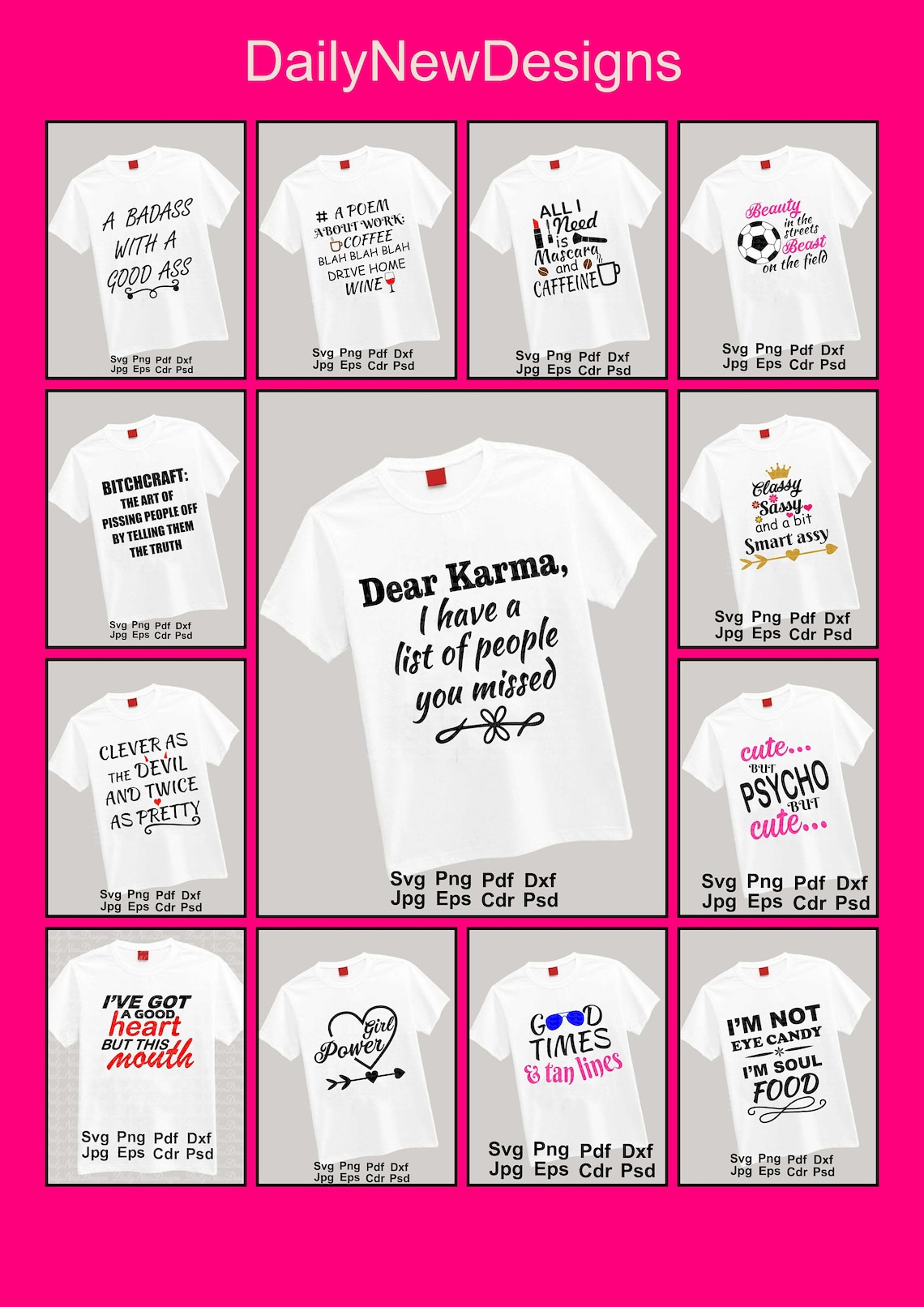 SVG Bundle Whole Shop / Svg DXF and PNG Files of All Designs - Etsy