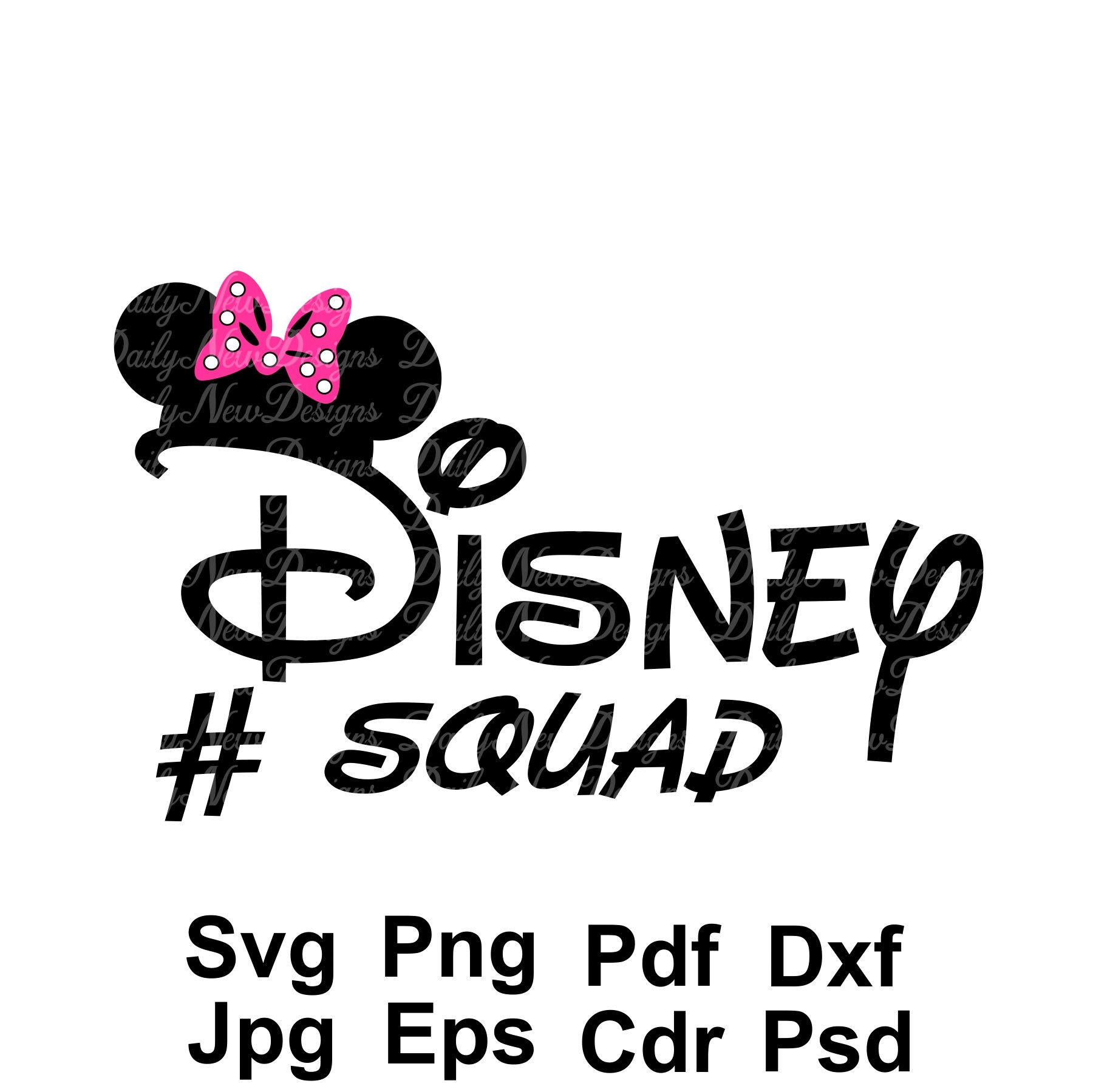 2-for-1 Disney Squad Svg disney Squad Mickey Svg Minnie - Etsy Canada