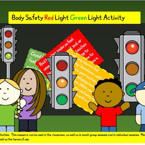 TF-CBT Red Light Green Light Body Safety Therapy Games - Etsy
