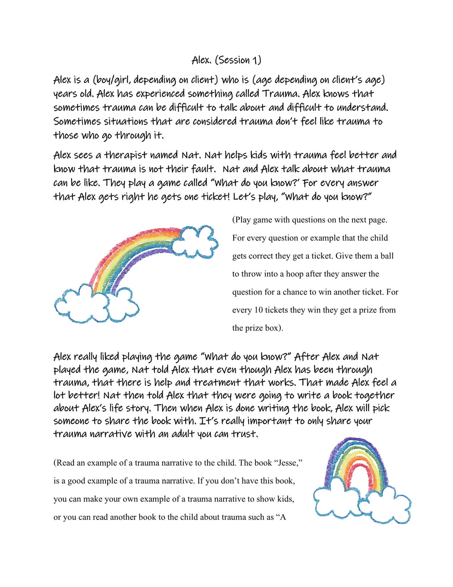 Complete TF-CBT Social Story Bundle ALL Included - Etsy