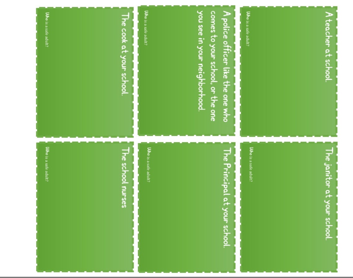 TF-CBT Red Light Green Light Body Safety Therapy Games - Etsy