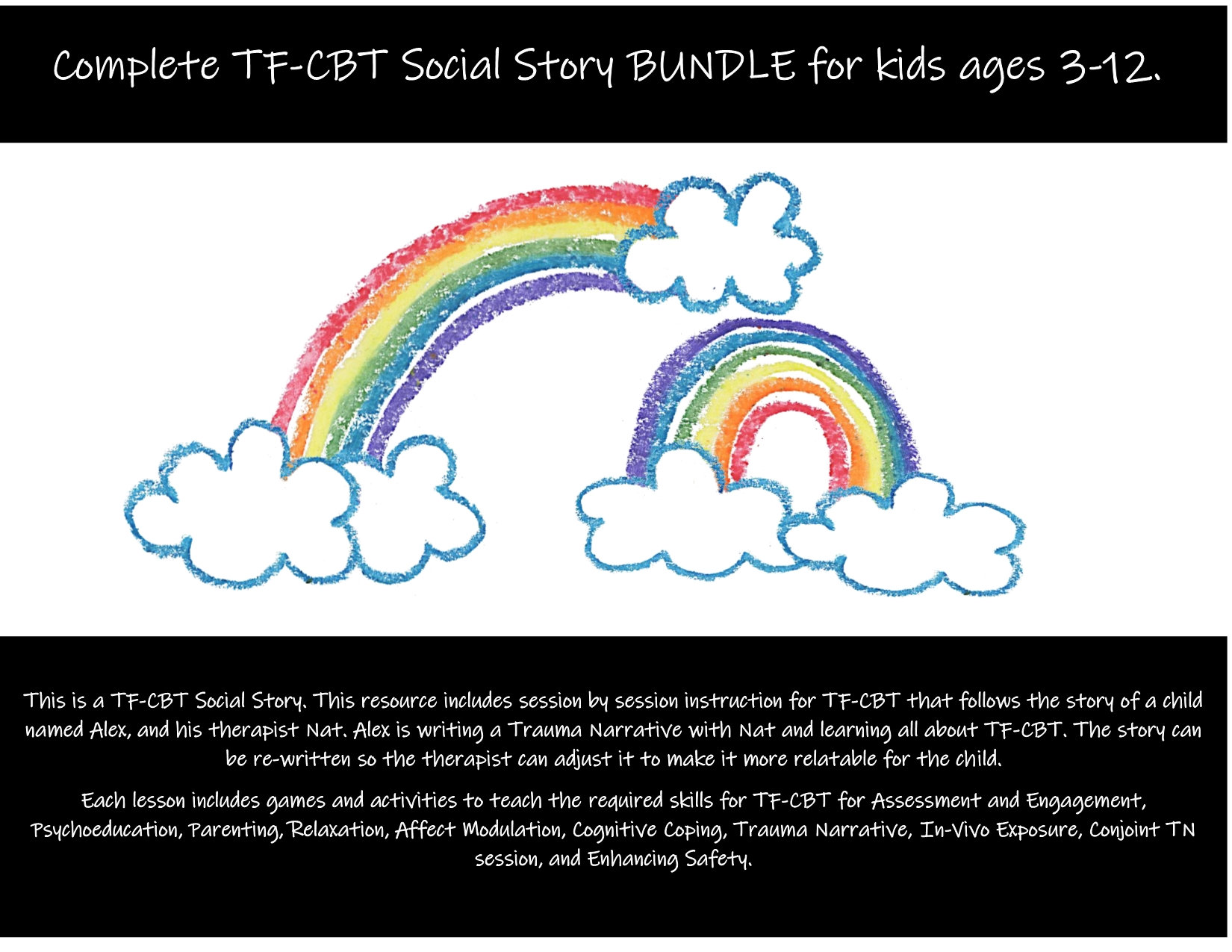 Complete TF-CBT Social Story Bundle ALL Included - Etsy