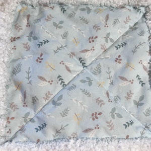 Crib Size Baby Toddler Rag Quilt Bedding Mama and Baby Ducks in Blue ...