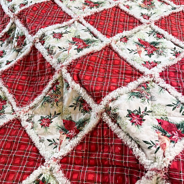 Queen Size Rag Quilt - Etsy
