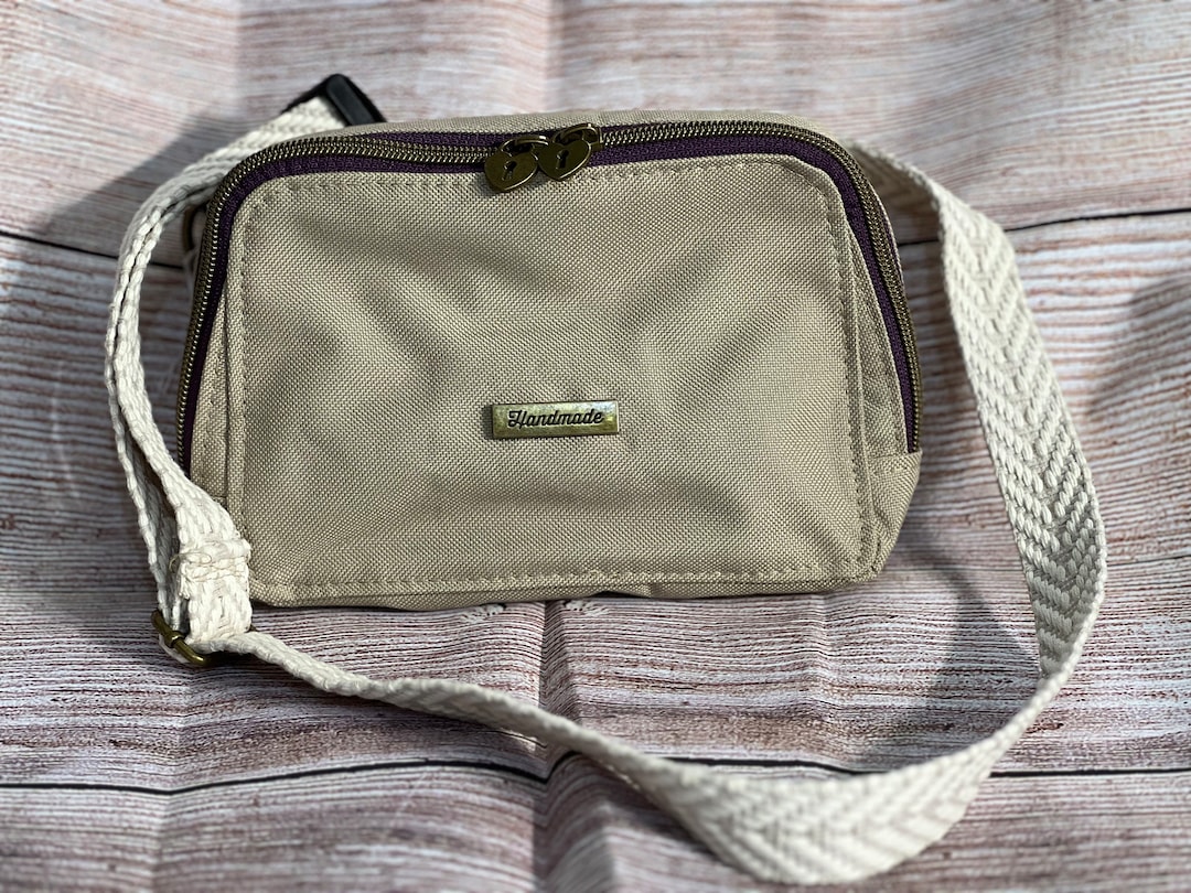 Louie Sling Bag, Everyday Cell Phone Crossbody Bag, Beige Waterproof ...