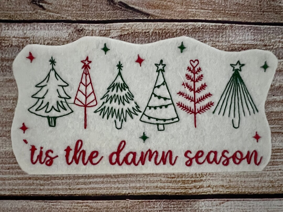 Taylor ‘tis the Damn Season Patch, Swift Christmas Tree Badge, Jacket ...