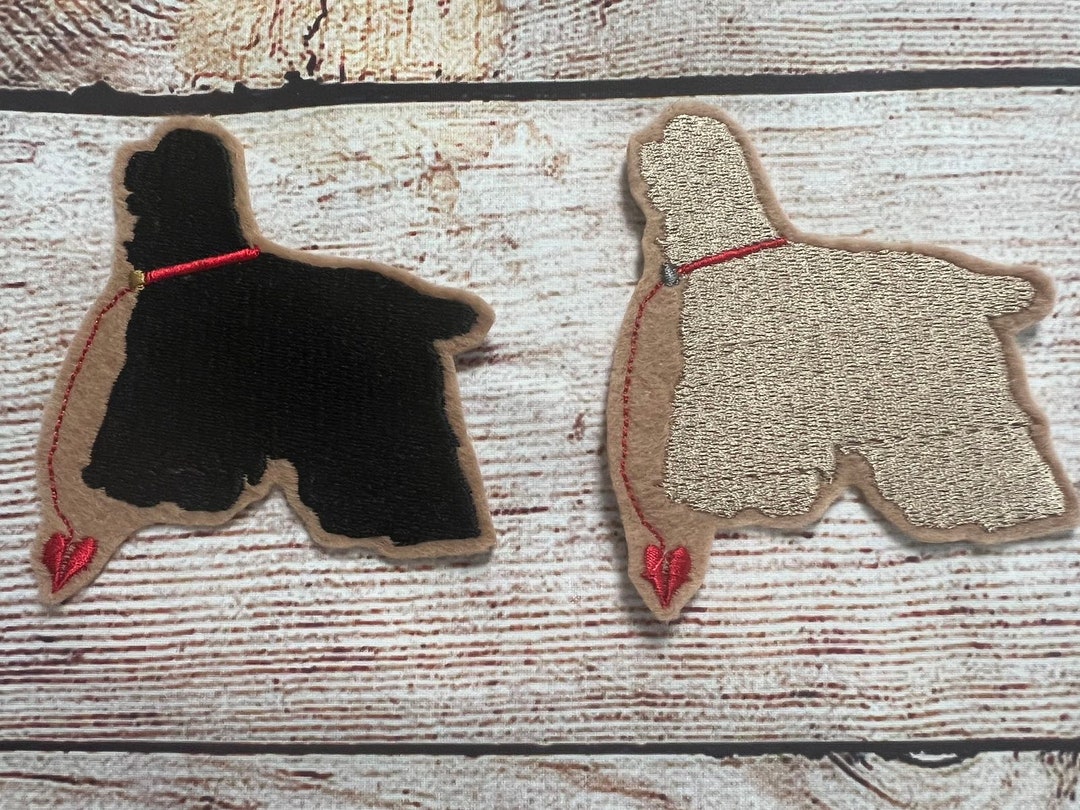 Cocker Spaniel Patch, Pet Patch, Dog Embroidered Decoration, Iron-on ...