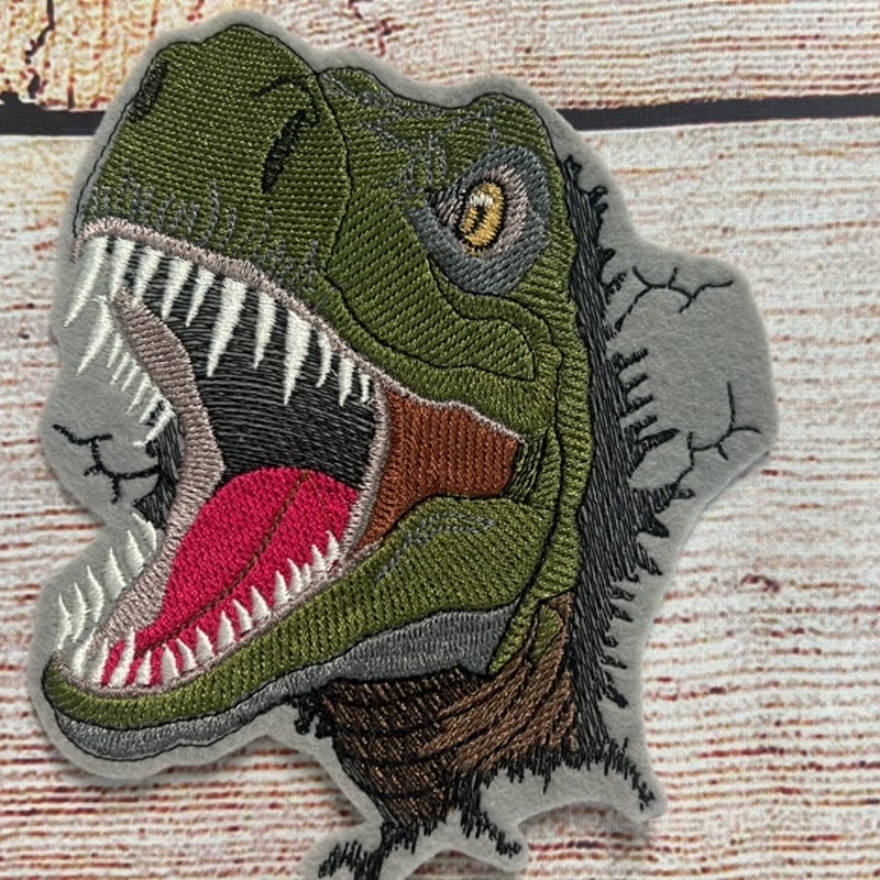 Dinosaur Patch - Etsy