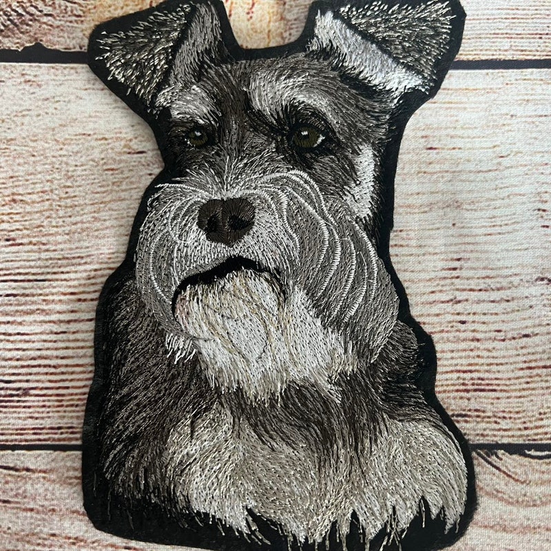 Schnauzer Patch - Etsy
