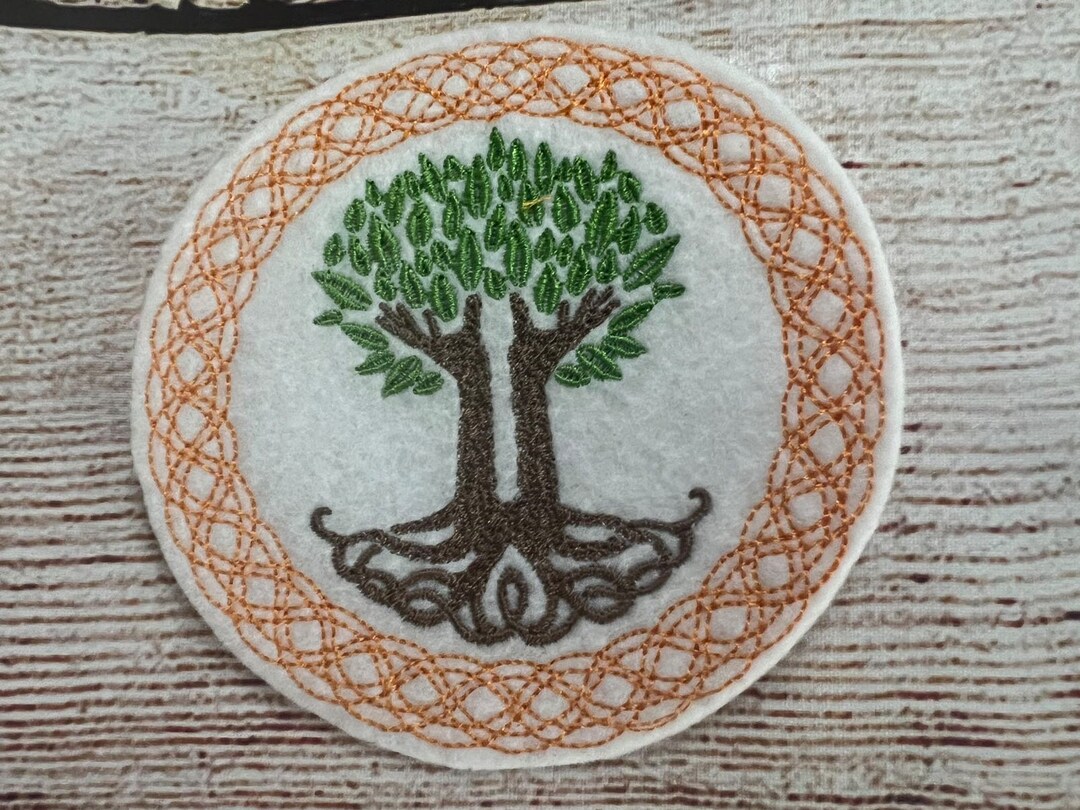 Tree of Life Patch, Embroidered Patch Embellishment, Clothes Accessory ...