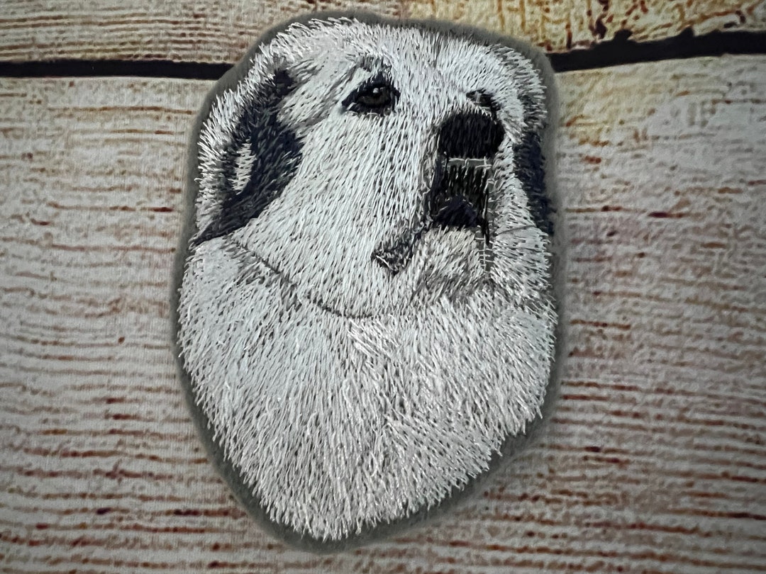Great Pyrenees Dog Patch, Pet Patch, Large Patch, Embroidered Patch ...