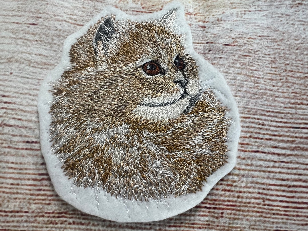 Cat Patch, Kitty Cat Patch, Pet Patch, Cat Badge, Embroidered ...
