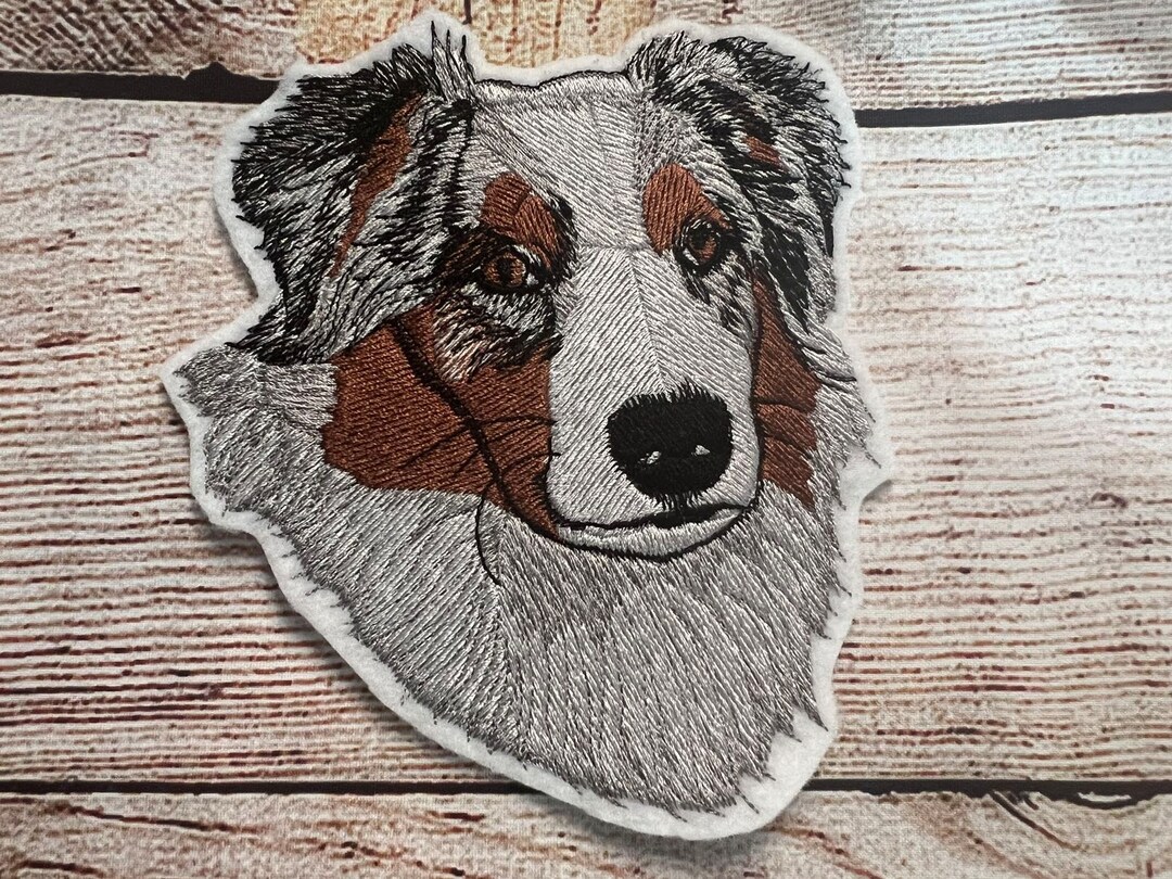 Australian Shepherd Patch, Dog Patch, Pet Patch, Large Patch ...