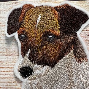 Jack Russell Terrier Dog Patch, Pet Patch, Small Patch, Embroidered ...