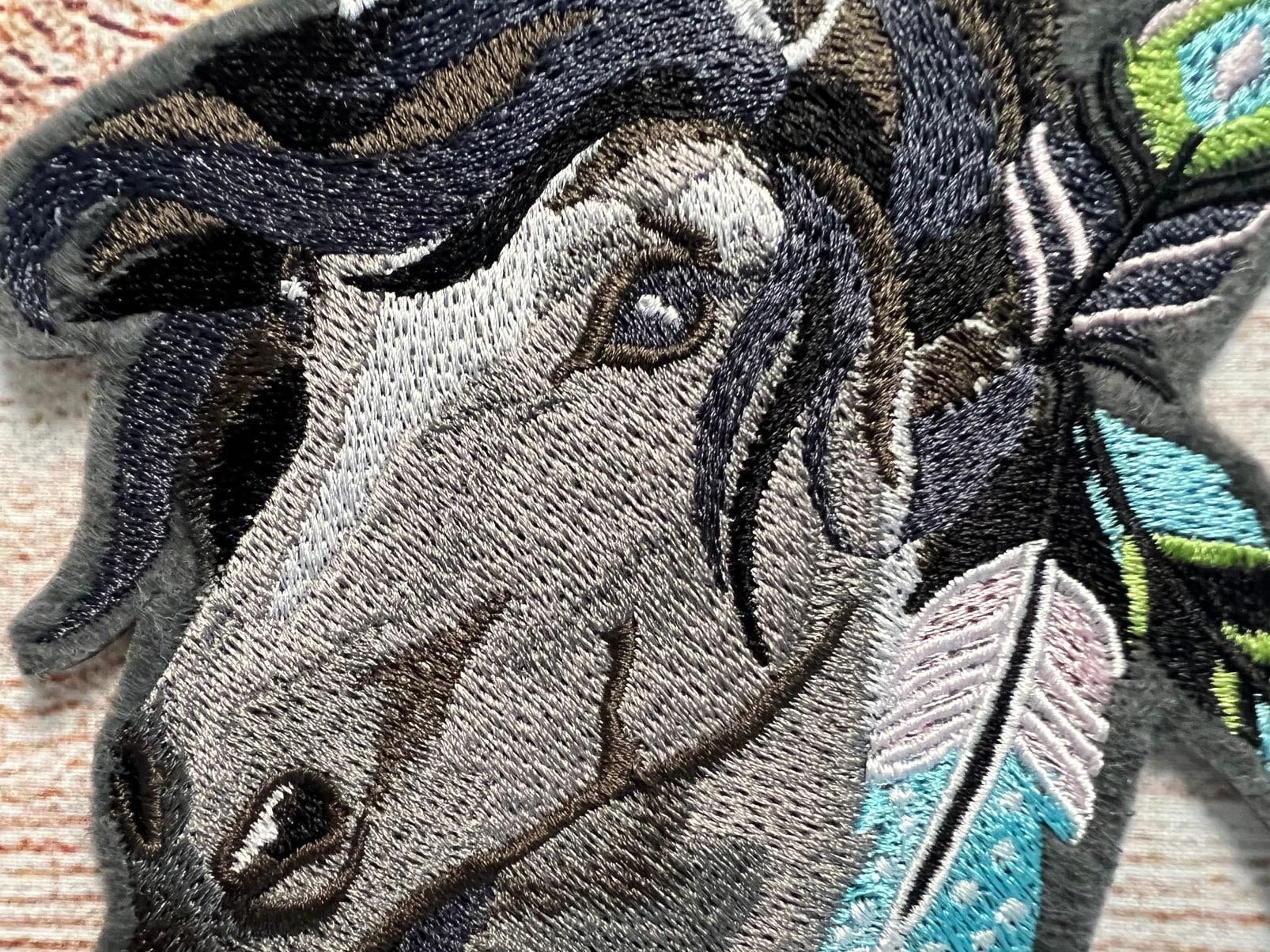 Pferd Design Patch Horse Patch Large Embroidered Patch - Etsy