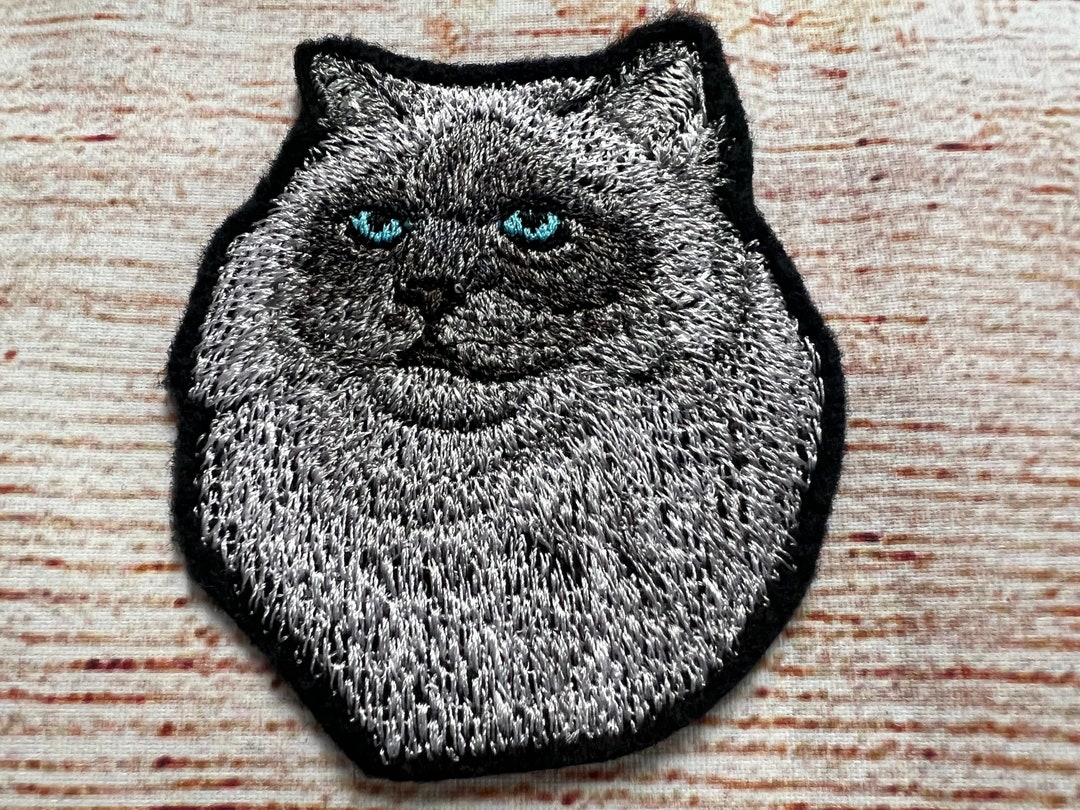 Cat Patch, Siamese Cat, Kitty Cat Patch, Small Badge, Embroidered ...