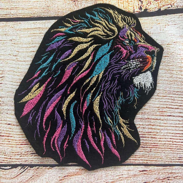 Lion Patch - Etsy