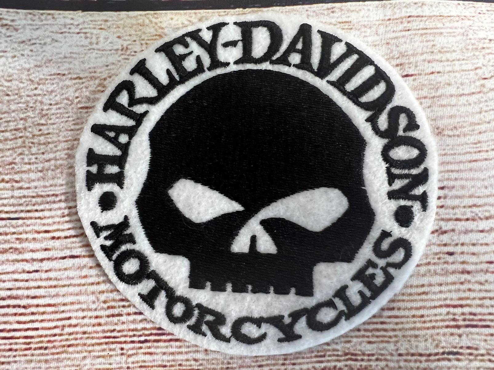 Harley Davidson Motorcycle Patch Embroidered Decoration - Etsy